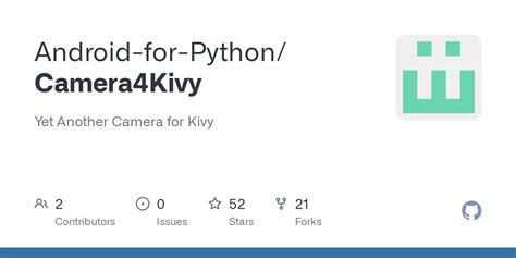 Github Android For Pythoncamera4kivy Yet Another Camera For Kivy