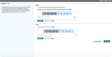 Solved Problem 11 24 A Three Phase Positive Sequence