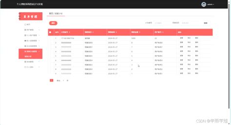 计算机毕业设计springboot个人理财系统的设计与实现 基于spring boot的个人财务管理平台开发与实践 spring boot框架