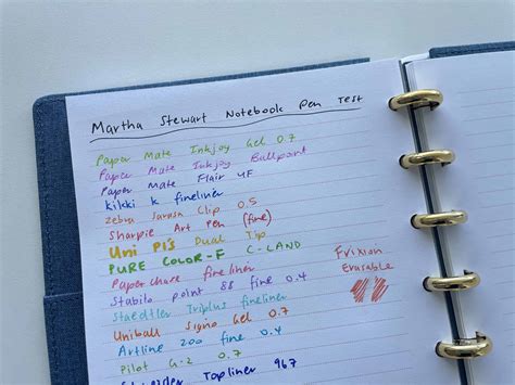 Review Of The Martha Stewart Discbound Notebook And Planner Inserts All About Planners