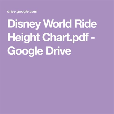 Height Chart For Disney World Rides At Elijah Gannon Blog