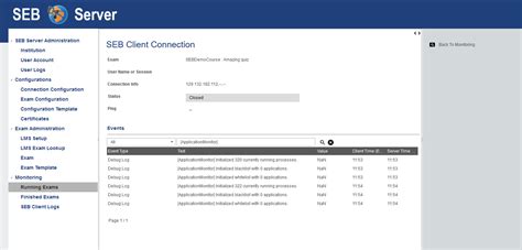 Seb Server Monitoring Question · Safeexambrowser Seb Server · Discussion 63 · Github