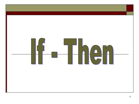 PPT Biblical If Then Statements Lessons Truths Revealed