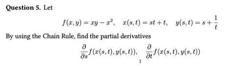 Solved Question Let F X Y Xyx X S T St T Y S T S T Chegg Com