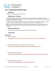 Exploring Cybersecurity Incidents Virtual Lab Scenarios Course Hero
