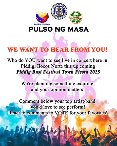 Piddigbasifestival2025 Piddig Ilocos Norte Facebook