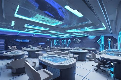 premium ai image extraterrestrial oceanography lab