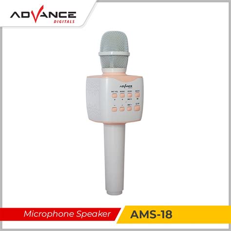 Jual Advance Microphone Bluetooth Ams Speaker Mic Karaoke Shopee Indonesia