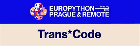 Transcode Event At Europython 23 In Prague Python Europython Trans Adafruit Industries