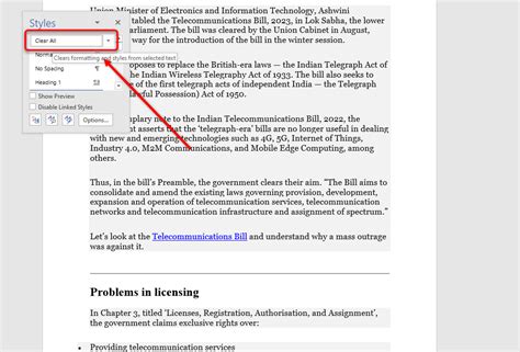 How To Remove Headings From A Word Document