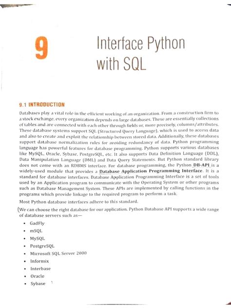 Interface Python With Sql Pdf Pdf