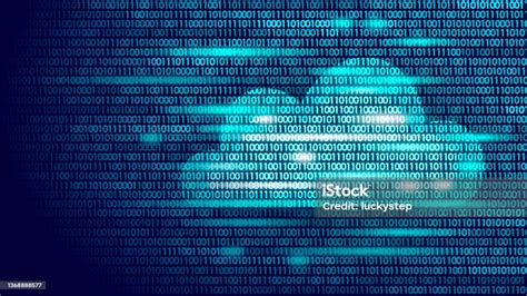 Cloud Computing Online Storage Binary Code Numbers Big Data Information