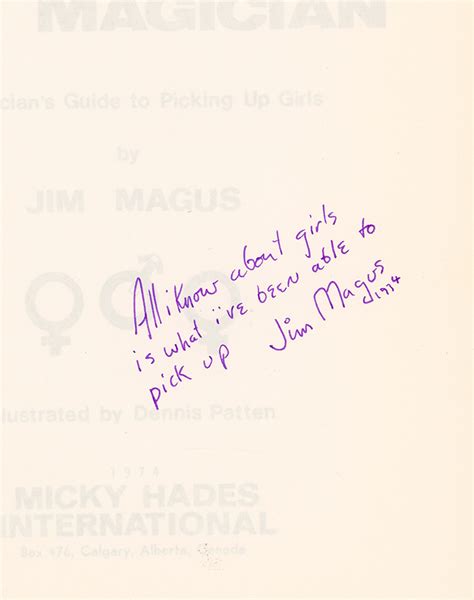 Sex And The Single Magician Inscribed And Signed Quicker Than The Eye