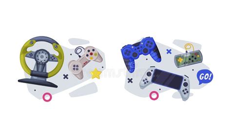 Gamepad And Game Controller As Input Device For Video Game Console