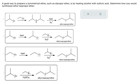 Solved A Good Way To Prepare A Symmetrical Ether Such As