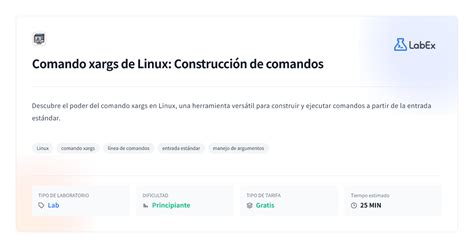 Comando Xargs De Linux Construcción De Comandos Labex