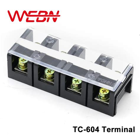 Tc 604 60a 4p Tc Series Copper Fixed Terminal Blocks High Quality Terminal In Terminals From