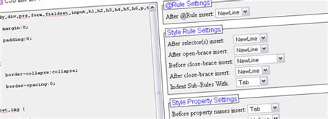 Web Based Tools For Optimizing Formatting And Checking Css
