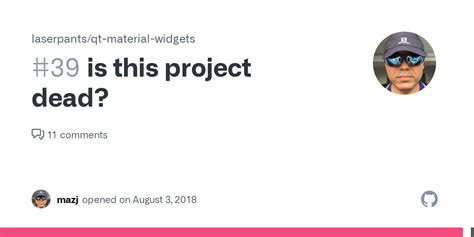 Is This Project Dead Issue Laserpants Qt Material Widgets Github