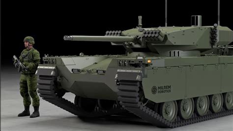 Predstavljen Estonski Modularni Hibridni Mini Tenk Bez Posade S Kojim Se Upravlja Putem Ai A