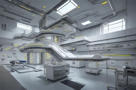 Premium Ai Image Golden Ratio Futuristic Science Lab