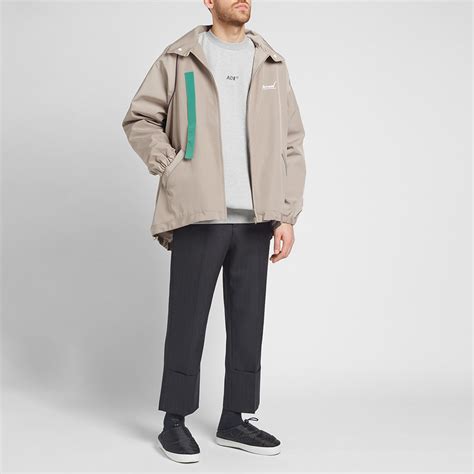 ader error ade logo crew sweat grey end