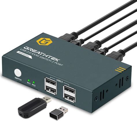 Ugreen Usb Switch Selector 2 Computers Sharing 4 Usb Devices Bundle With Usb To Usb