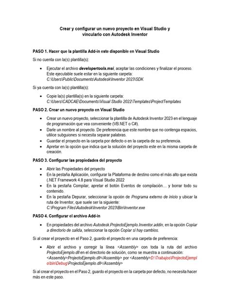 Nuevo Proyecto En Visual Studio Pdf Archivo De Computadora Net