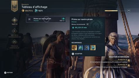 Assassins Creed® Odysseykassandra Prime Sur Navire Pirate Nymphe D