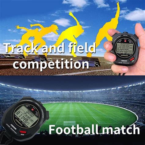 Junsd Professional Stopwatch Timer For Sports 100 Lap Stopwatch Digital Sports Stopwatch With