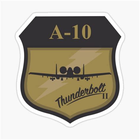 A 10 Warthog Patch Sticker By Tgstudios Redbubble
