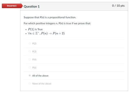 Solved Suppose That P N Is A Propositional Function For Chegg Com