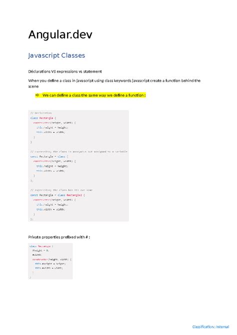 Angular Angular Javascript Classes Déclarations Vs Expressions Vs