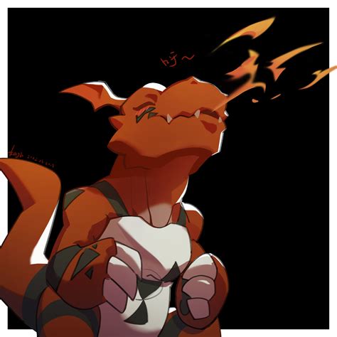 Guilmon Digimon And More Drawn By Kaiju Konokaijuda Danbooru