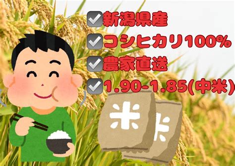 令和6年産新潟コシヒカリ★色彩選別済白米10㌔×1袋★自家用 メルカリ