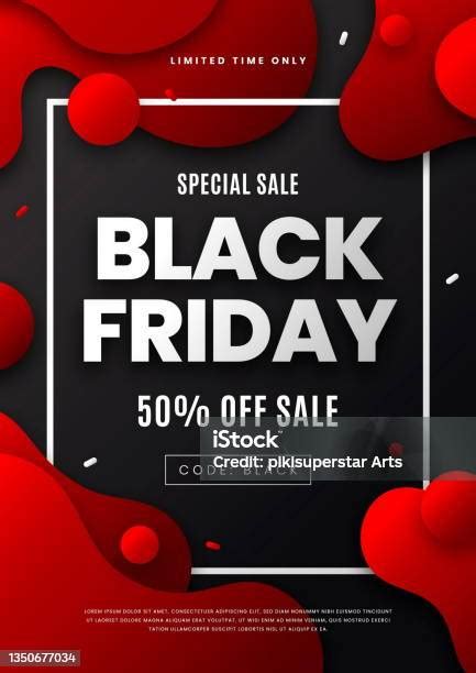 플랫 벡터 디자인 일러스트 블랙 프라이데이 전단지 템플릿 블랙프라이데이에 대한 스톡 벡터 아트 및 기타 이미지 블랙프라이데이