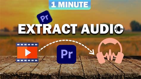 How To Extract Audio Premiere Pro Youtube