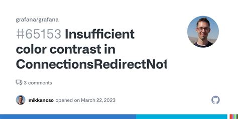 Insufficient Color Contrast In Connectionsredirectnotice · Issue 65153