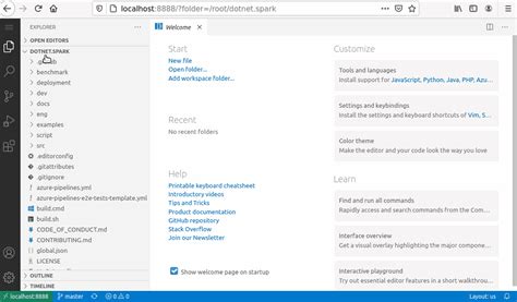 Build Net For Apache Spark With Vs Code In A Browser • 3rd Man