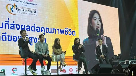 Talking About Healthy Longevity At Ageingthailand Event Today 1 10 24 Wanviput Sanphasitvong