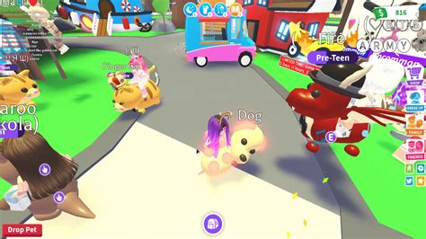 Делаю мега неон собаку в Адопт ми Roblox Youtube