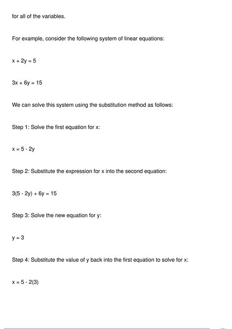Solution Fundamental Mathematics I Systems Of Linear Equations And