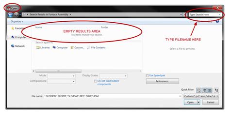 Why Does My SOLIDWORKS File Search Come Up Empty