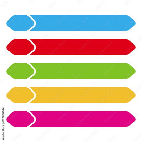 Infographic Banners Vector Templates Color Labels With Step And Vector