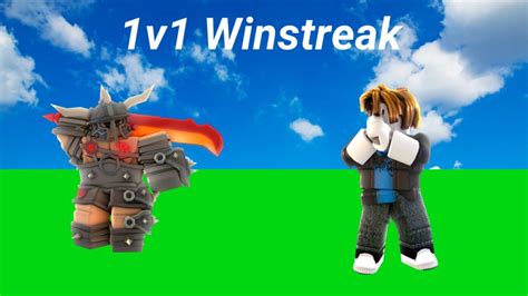 Getting My Highest Winstreak In The 1v1 Game Mode Roblox Bedwars