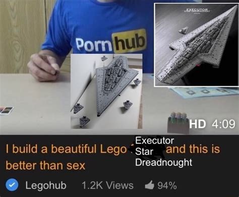 Executor Un I Build A Beautiful Lego Star And This Is Better Than Sex