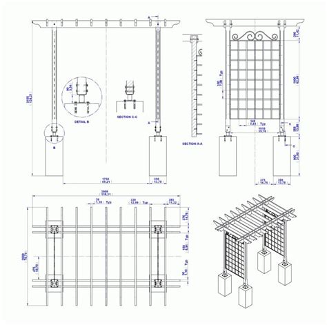 Trellis Design Cad Blocks At Brooke Bermingham Blog