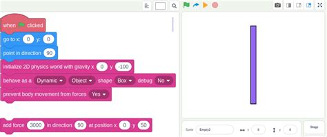 Use Forces In 2d Physics Creaticode Scratch
