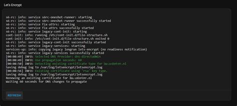 Lets Encrypt Directadmin Dns Challenge Fails Home Assistant