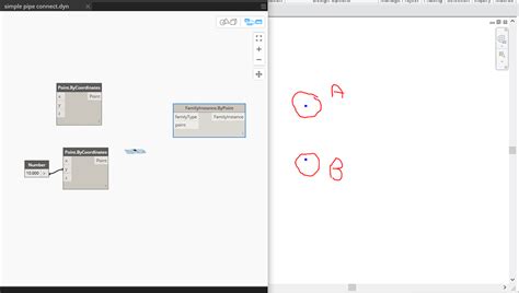 Create A Pipe From Point A To Point B Designscript Dynamo